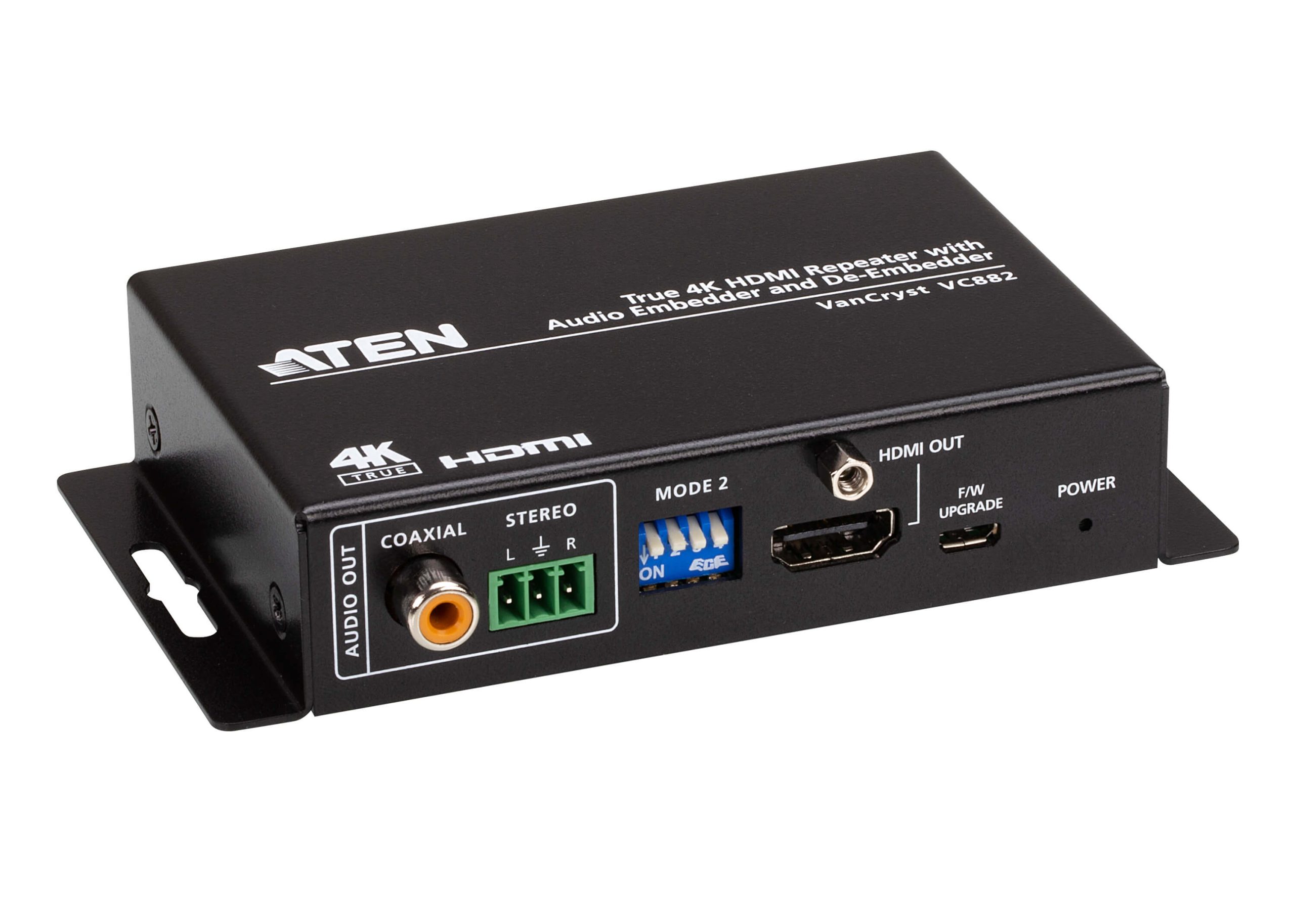 ATEN VC882 – True 4K HDMI Repeater w/ Audio Embedder